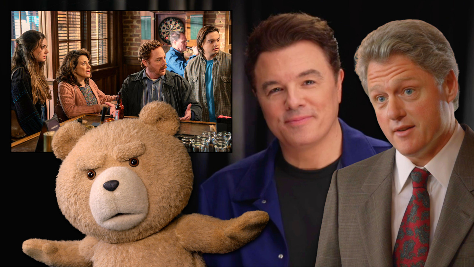 Ted Season 2's AI Bill Clinton Explained: Seth MacFarlane & Cast Interview